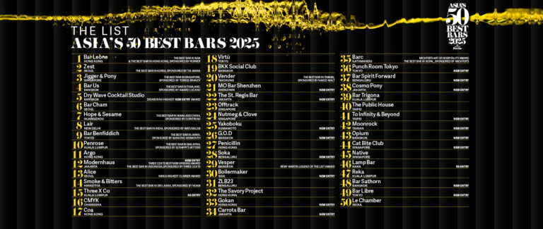 Asia’s 50 Best Bars 2025 - the list revealed at Macau event - Asia Bars ...